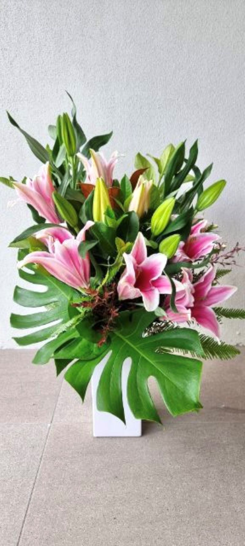 Oriental Lily Sympathy Bouquet – Perfect Petals